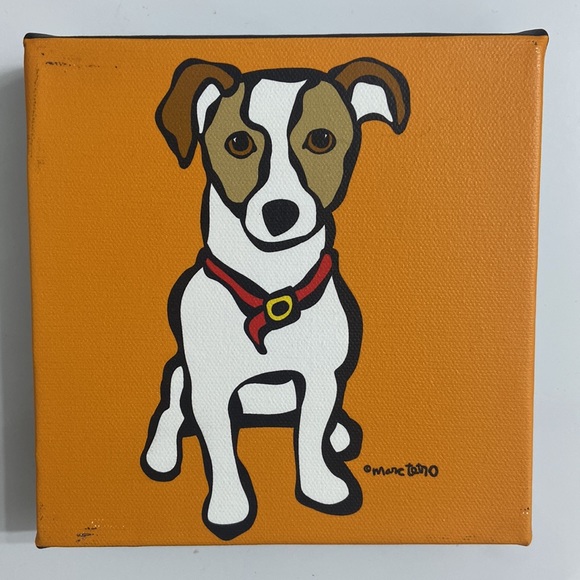 Marc Tetro | Art | Marc Tetro Jack Russell Canvas Print 6x6 | Poshmark